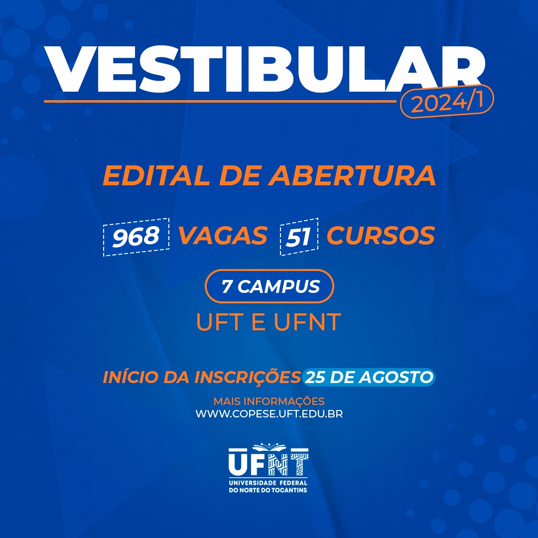 VESTIBULAR DA UFNT – UFNT
