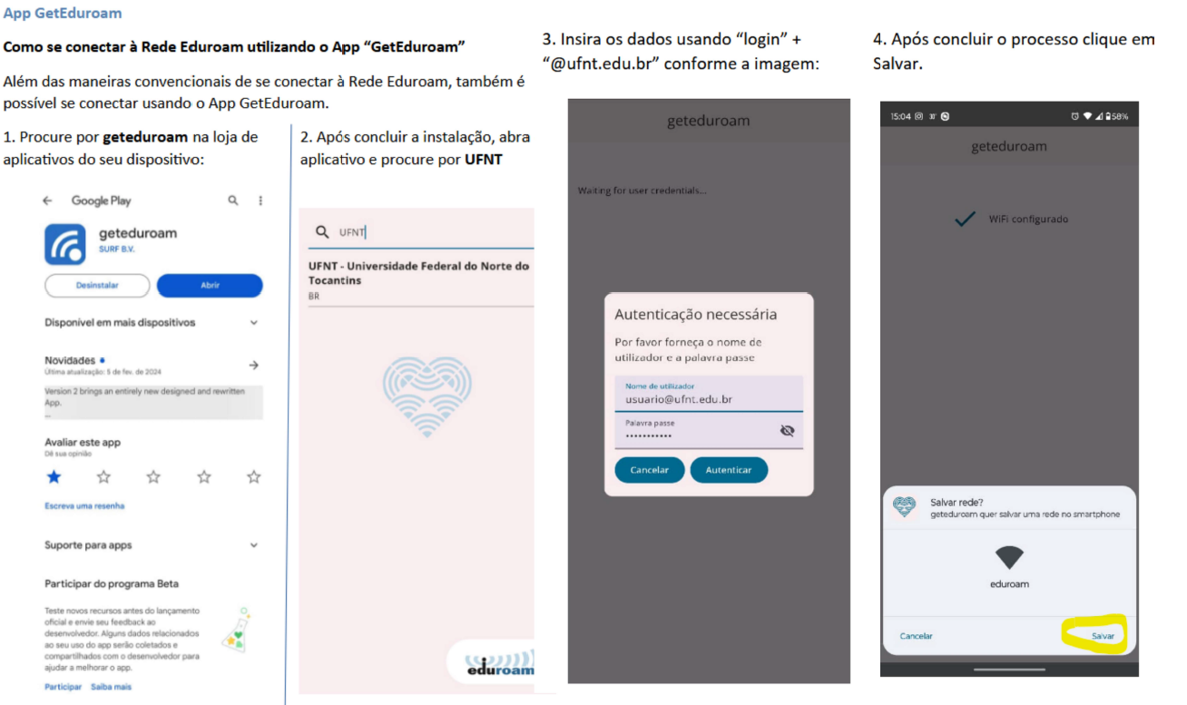 Conecte-se à internet – UFNT